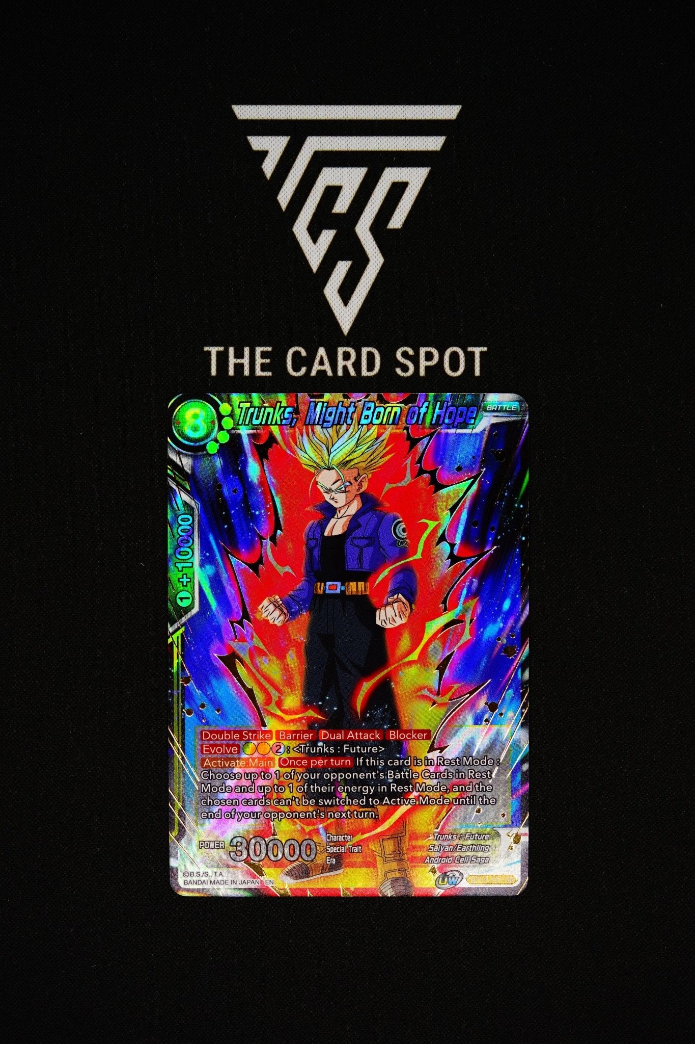 BT13-101 SR - Trunks, Might Born of Hope - Dragon Ball TCG – THE CARD SPOT PTY LTD.