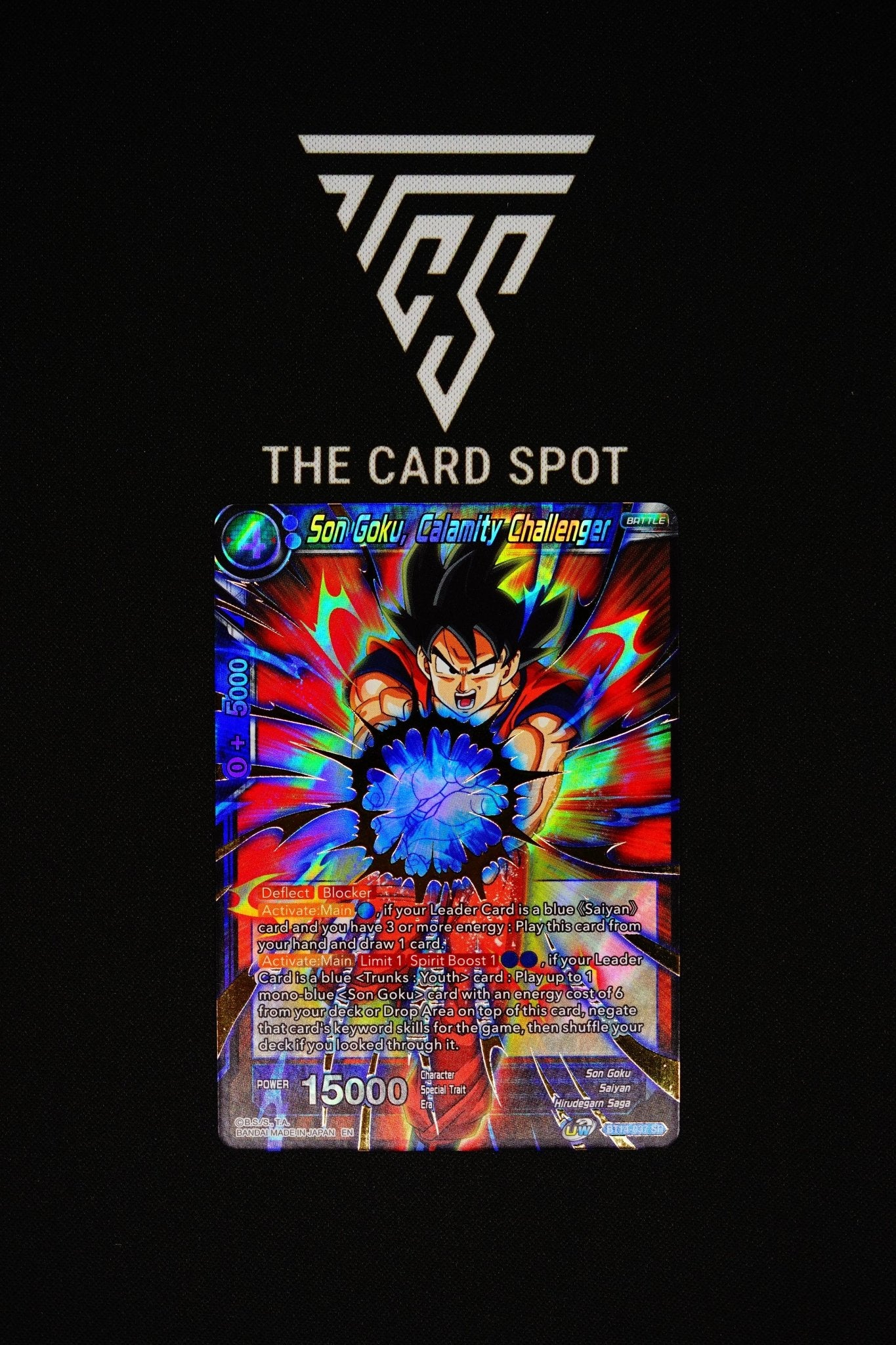 BT14-037 SR - Son Goku, Calamity Challenger - Dragon Ball TCG – THE CARD SPOT PTY LTD.