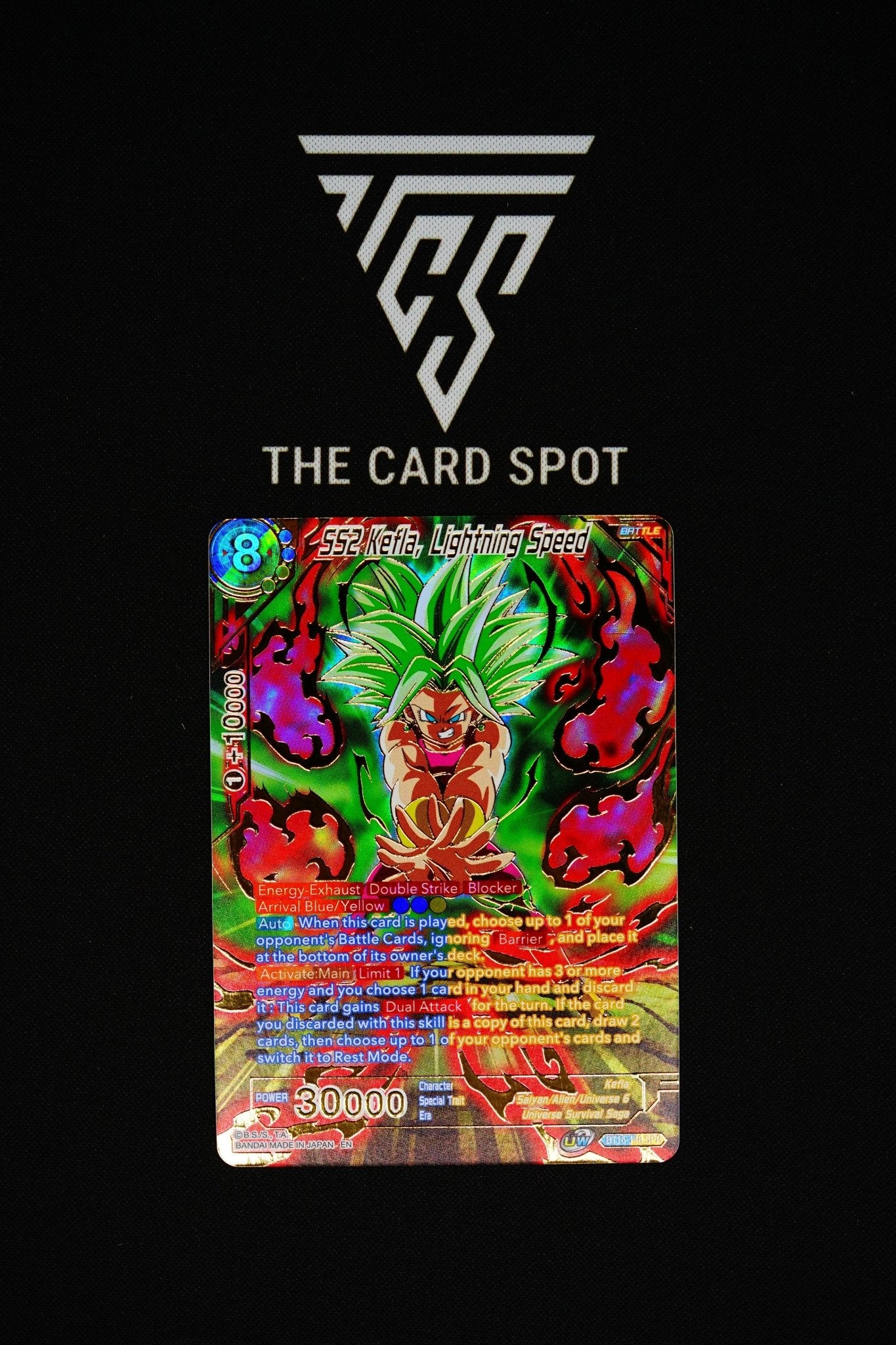 BT15-148 SPR - SS2 Kefla, Lightning Speed - Dragon Ball TCG – THE CARD SPOT PTY LTD.