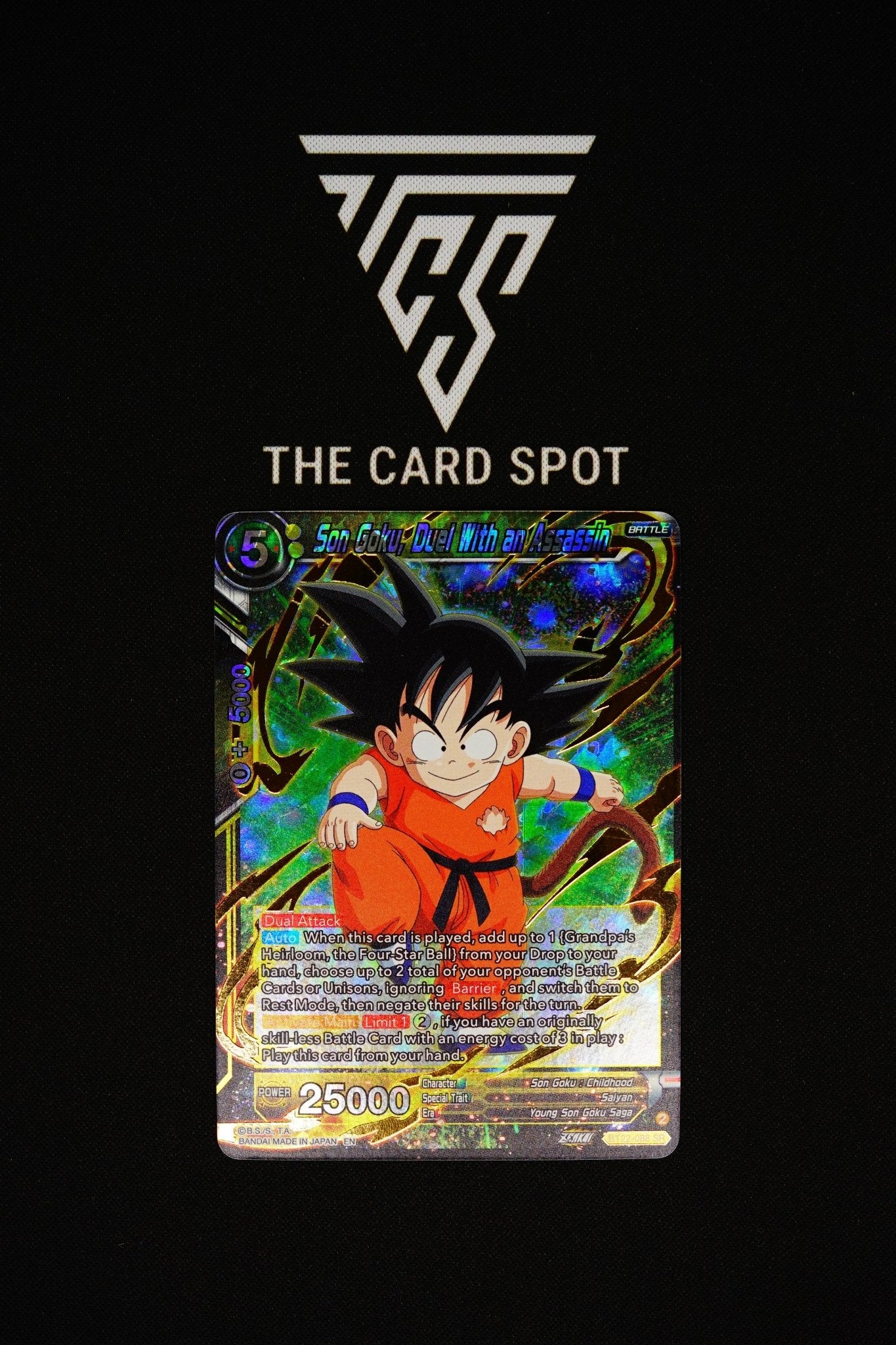 BT22-088 SR - Son Goku, Duel With an Assassin - Dragon Ball TCG – THE CARD SPOT PTY LTD.