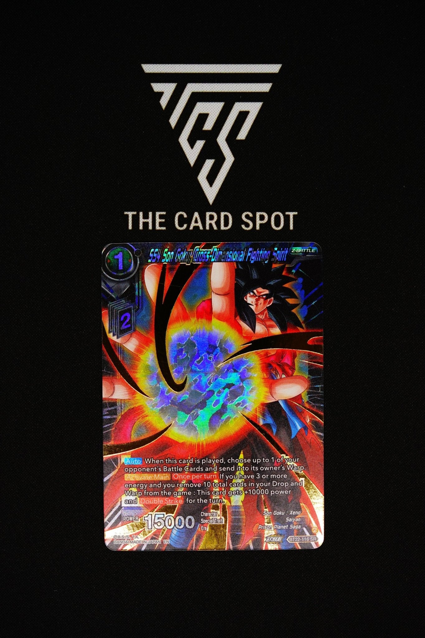 BT22-116 SR - SS4 Son Goku, Cross-Dimensional Fighting Spirit - Dragon Ball TCG – THE CARD SPOT ...