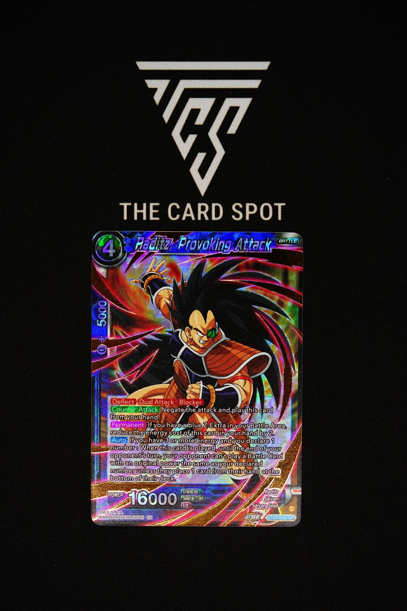 BT23-055 SR - Raditz Provoking Attack - Dragon Ball TCG – THE CARD SPOT PTY LTD.