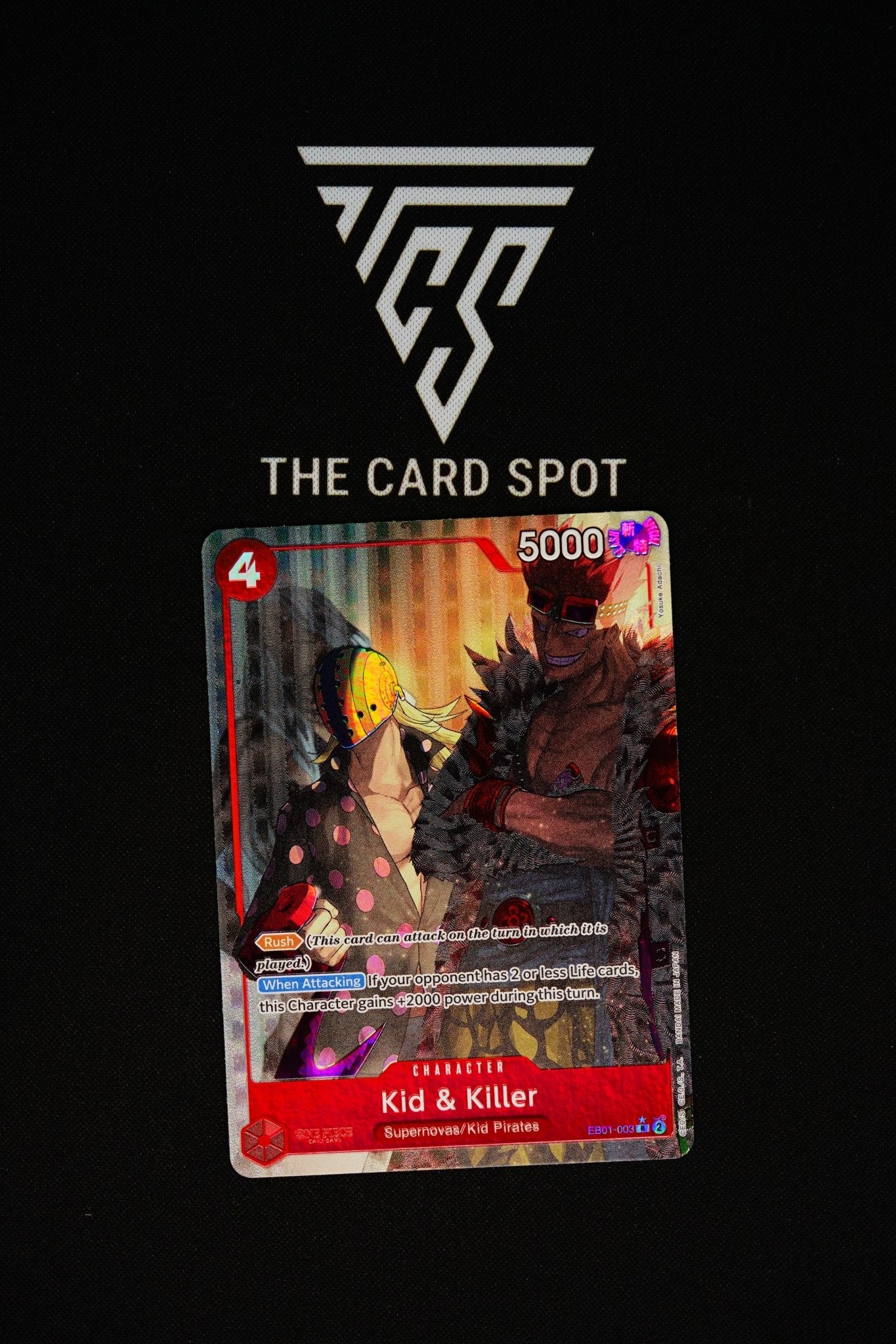 EB01-003 - Kid & Killer R ALT ART - One Piece TCG – THE CARD SPOT PTY LTD.