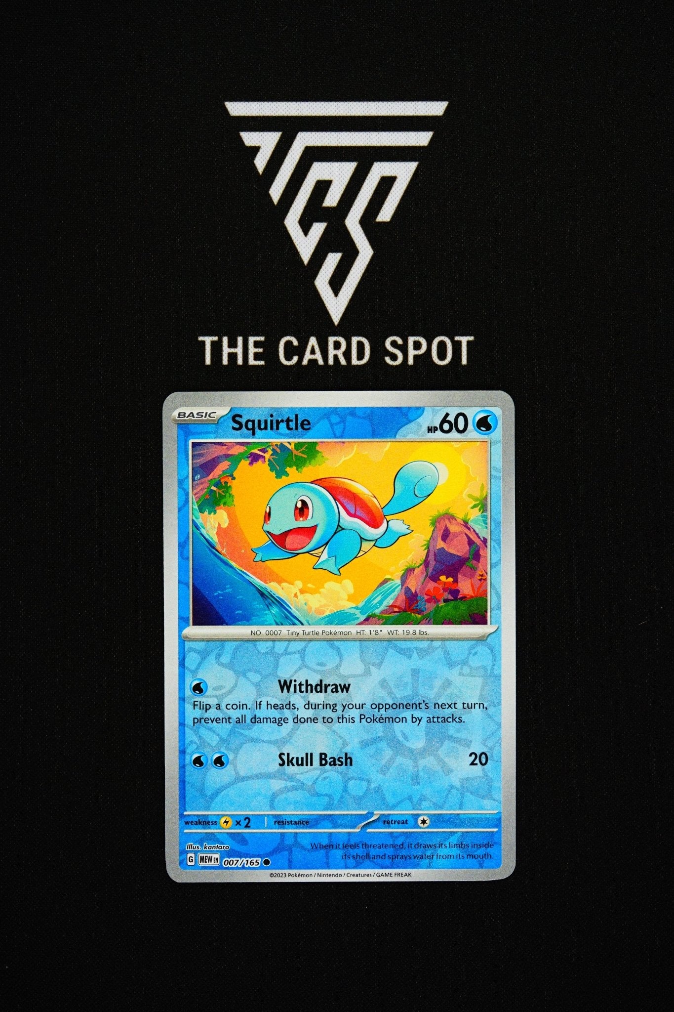 007/165 Squirtle - Pokemon TCG – THE CARD SPOT PTY LTD.