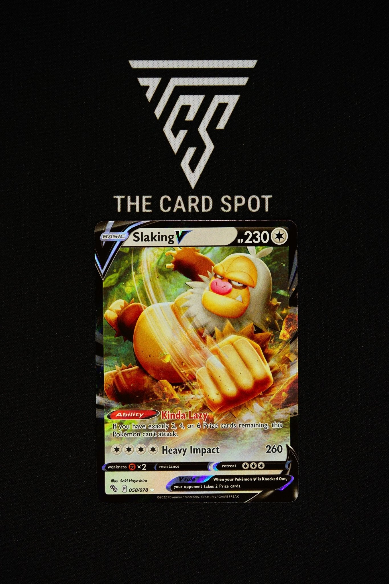 058/078 - Slaking V - Pokemon TCG – THE CARD SPOT PTY LTD.
