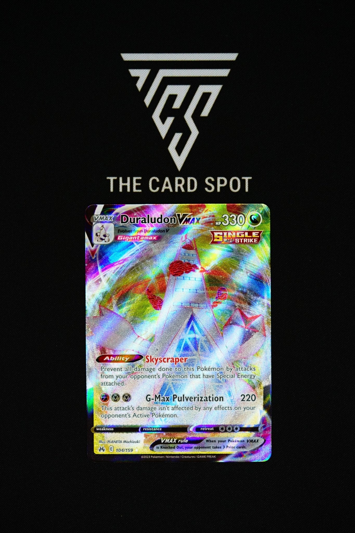104/159 - Duraludon VMAX - Pokemon TCG – THE CARD SPOT PTY LTD.