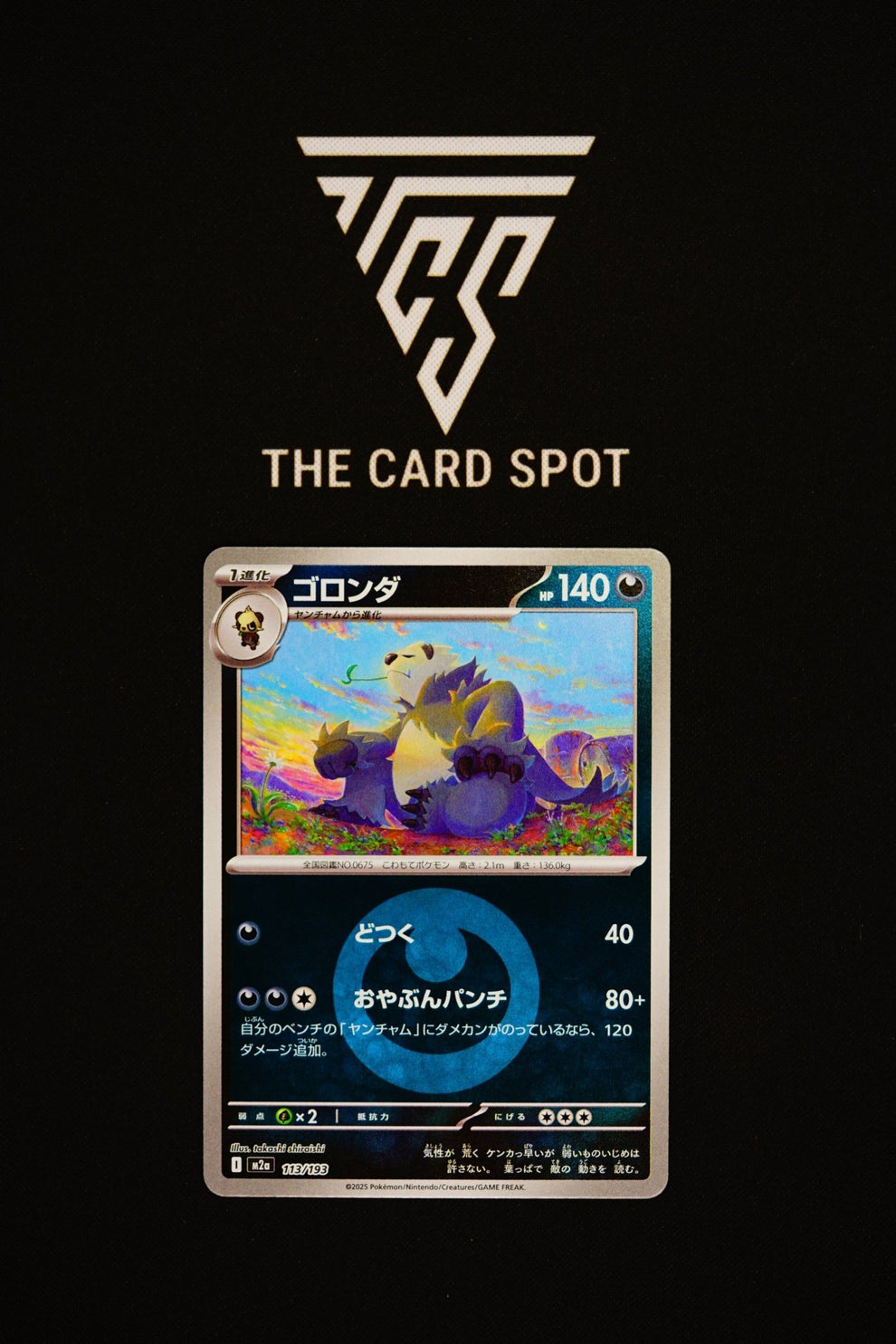113/193 Pangoro - Pokemon TCG – THE CARD SPOT PTY LTD.