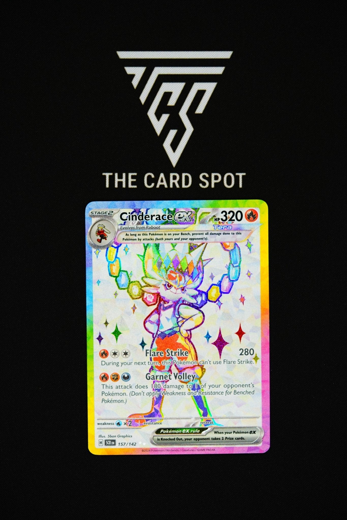 157/142 - Cinderace ex - Pokemon TCG – THE CARD SPOT PTY LTD.