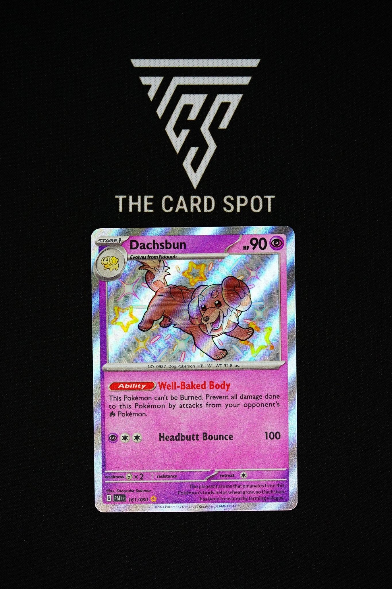 161/091 - Dachsbun - Pokemon TCG – THE CARD SPOT PTY LTD.