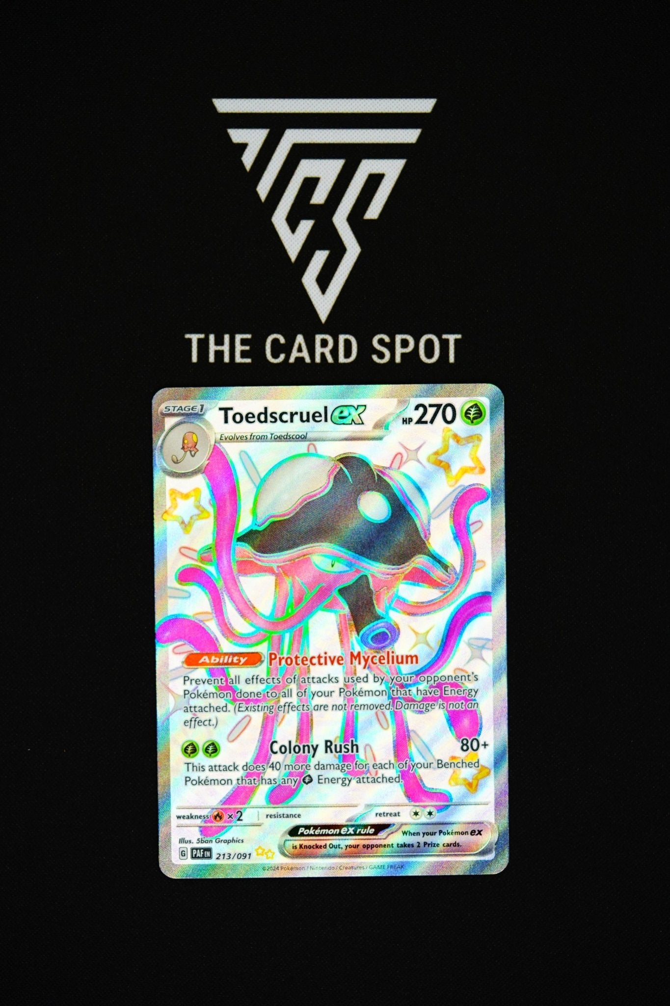 213/091 - Toedscruel EX - Pokemon TCG – THE CARD SPOT PTY LTD.