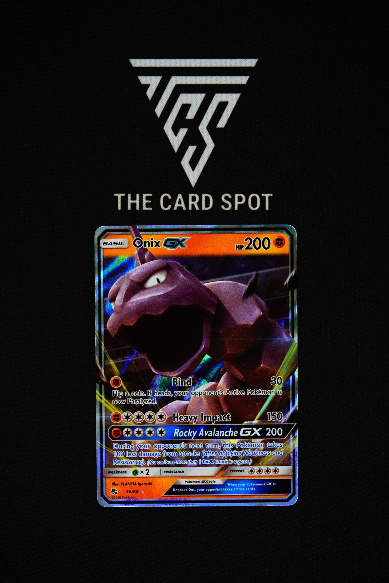 36/68 - Onix GX - Pokemon TCG – THE CARD SPOT PTY LTD.