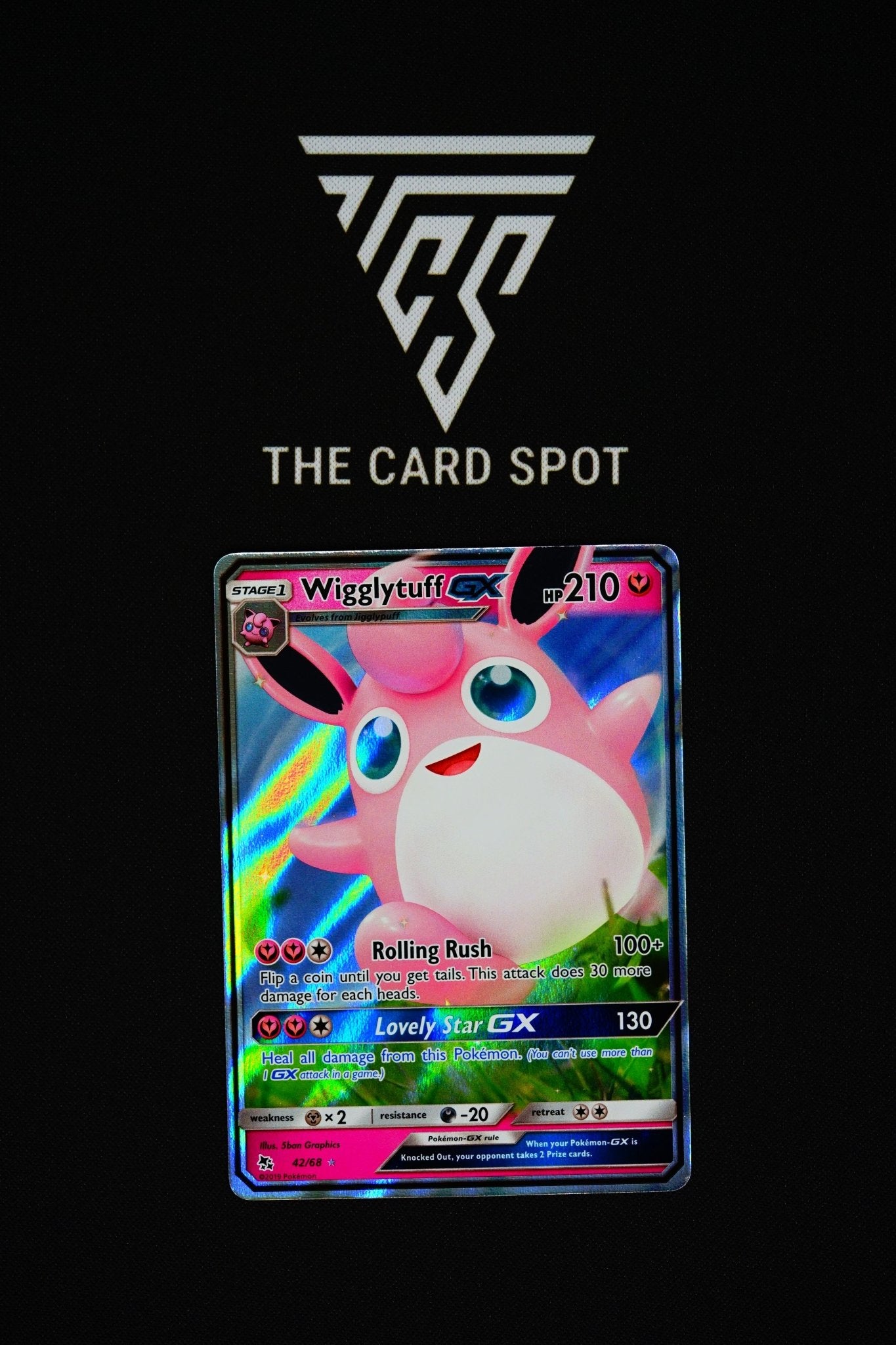 42/68 - Wigglytuff GX - Pokemon TCG – THE CARD SPOT PTY LTD.