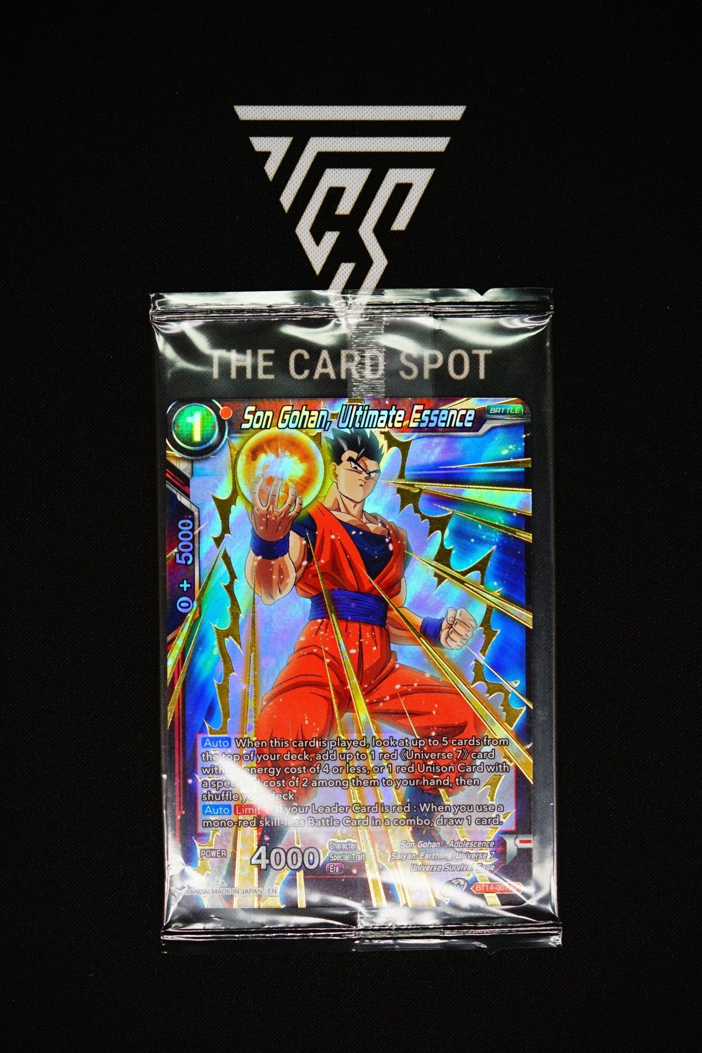 BT14-007 SR - SON GOHAN, ULTIMATE ESSENCE - Dragon Ball TCG – THE CARD SPOT PTY LTD.