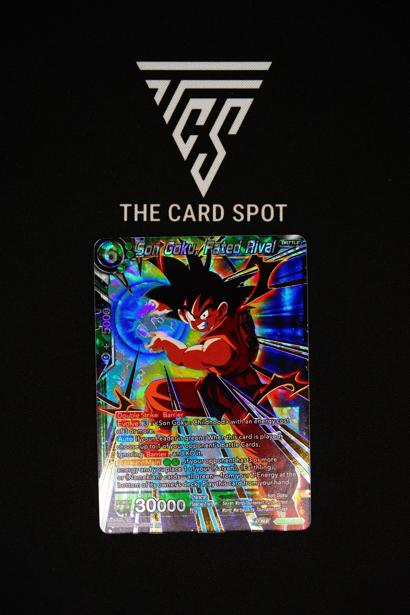 BT18-069 SR - Son Goku, Fated Rival - Dragon Ball TCG – THE CARD SPOT PTY LTD.