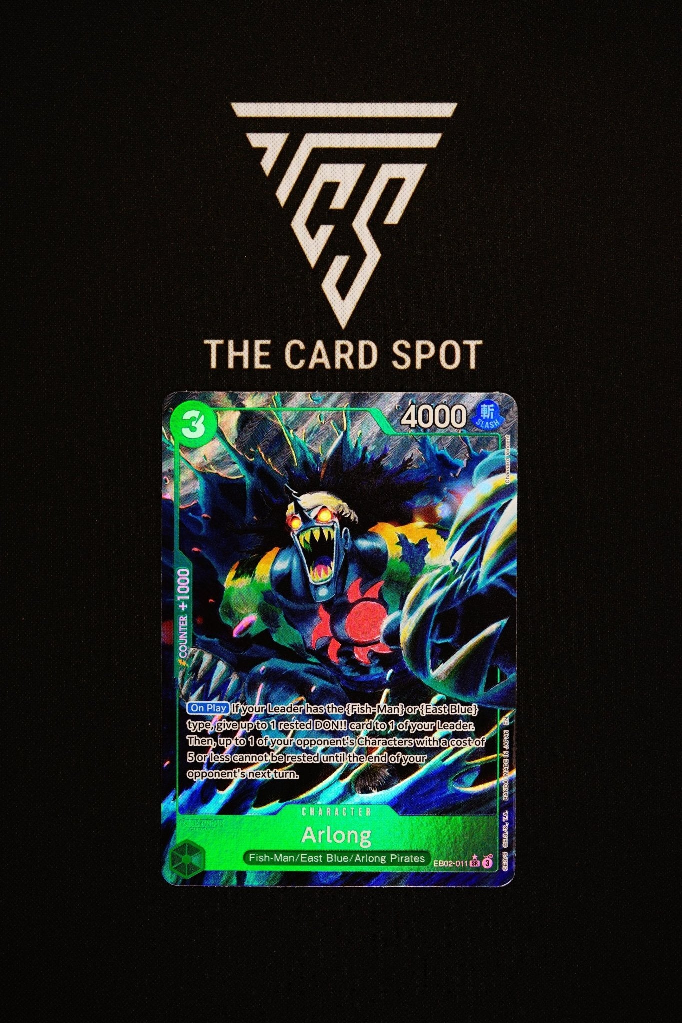 EB02-011 Arlong Alt Art - One Piece TCG – THE CARD SPOT PTY LTD.
