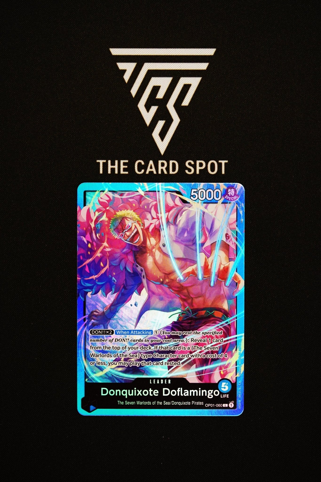 OP01-060 Donquixote Doflamingo - One Piece TCG – THE CARD SPOT PTY LTD.