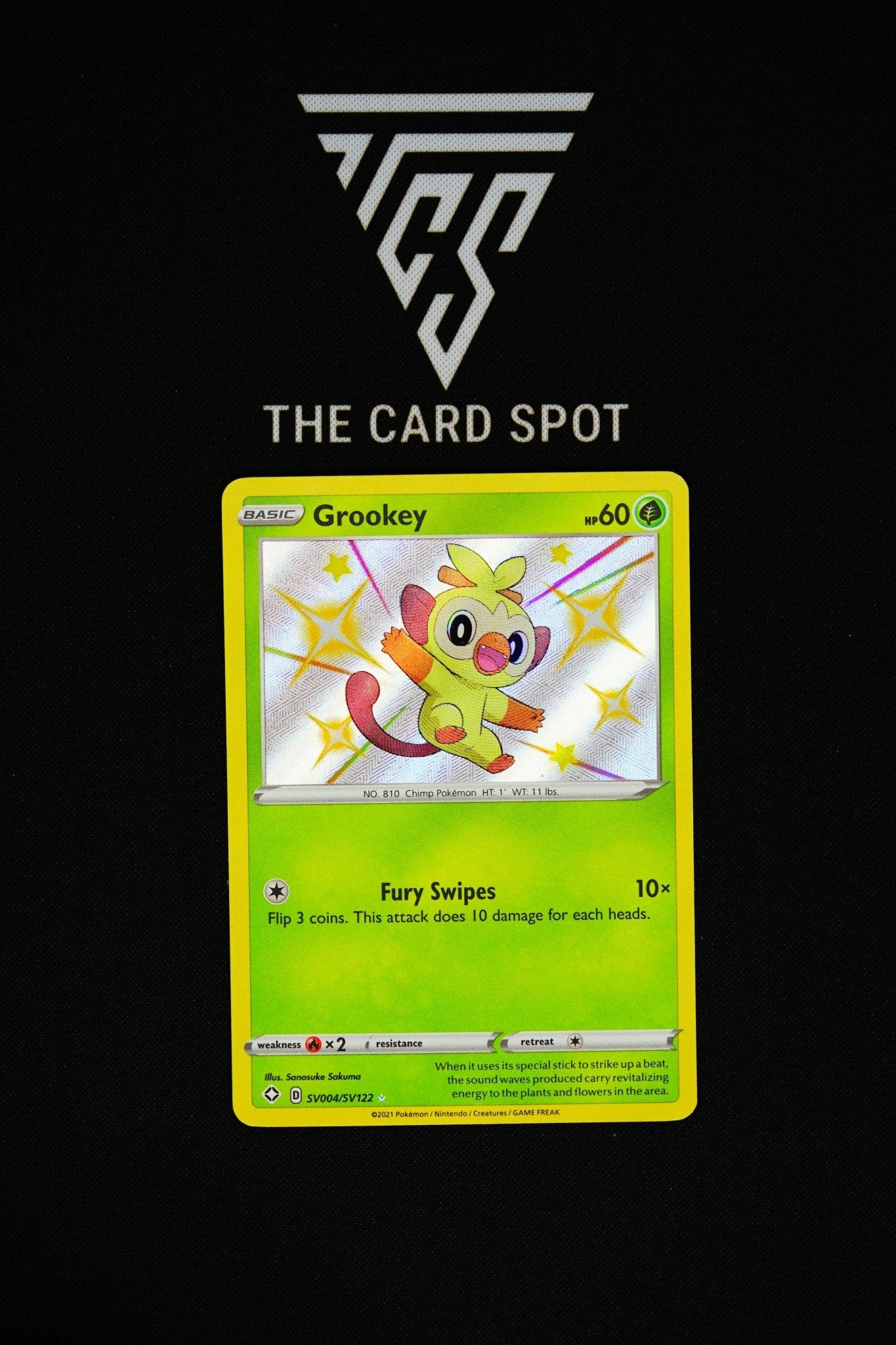 SV004/SV122 - Grookey - Pokemon TCG – THE CARD SPOT PTY LTD.