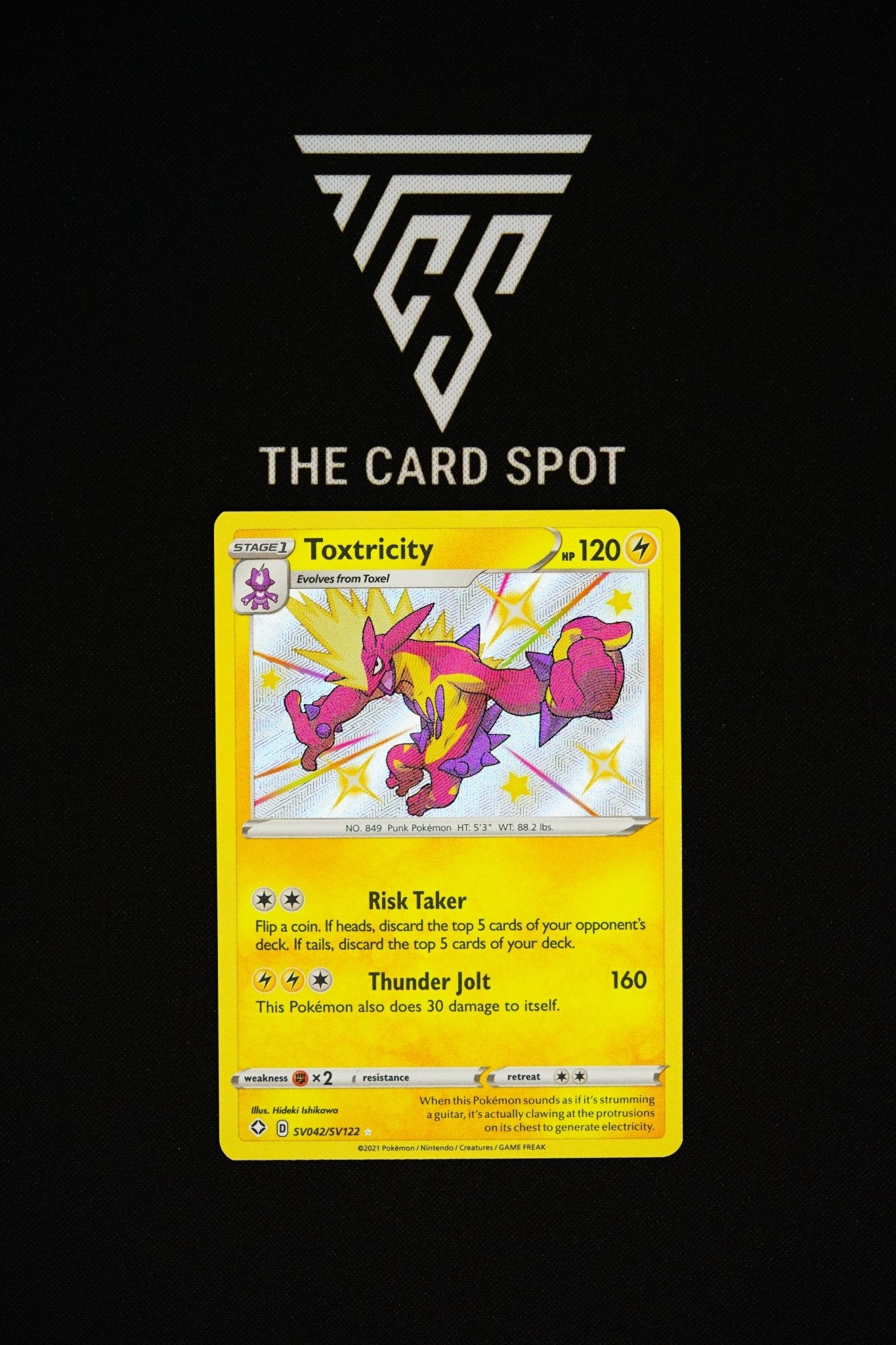 SV042/SV122 Toxtricity - Pokemon TCG – THE CARD SPOT PTY LTD.
