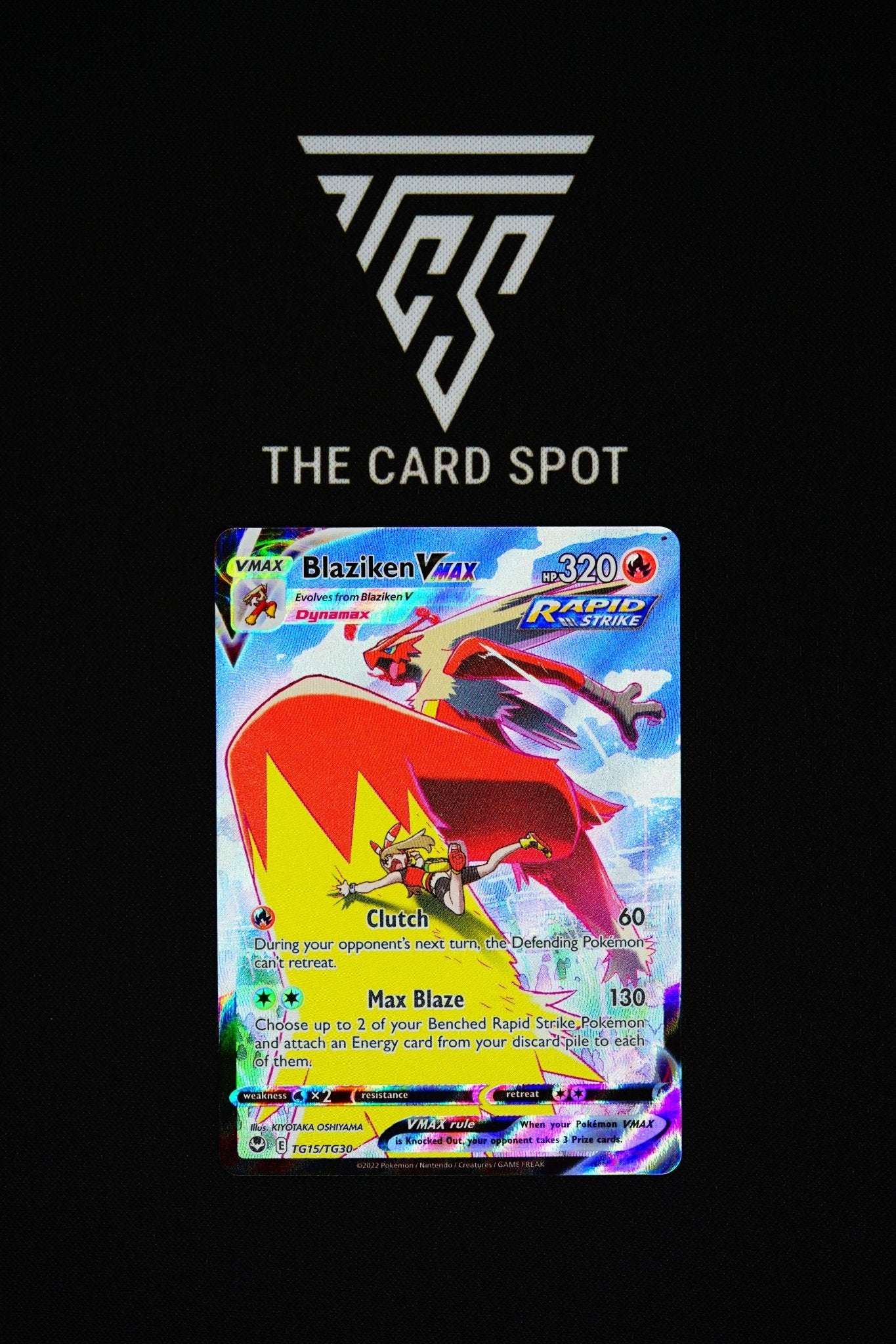 TG15/TG30 - Blaziken VMAX - Pokemon TCG – THE CARD SPOT PTY LTD.