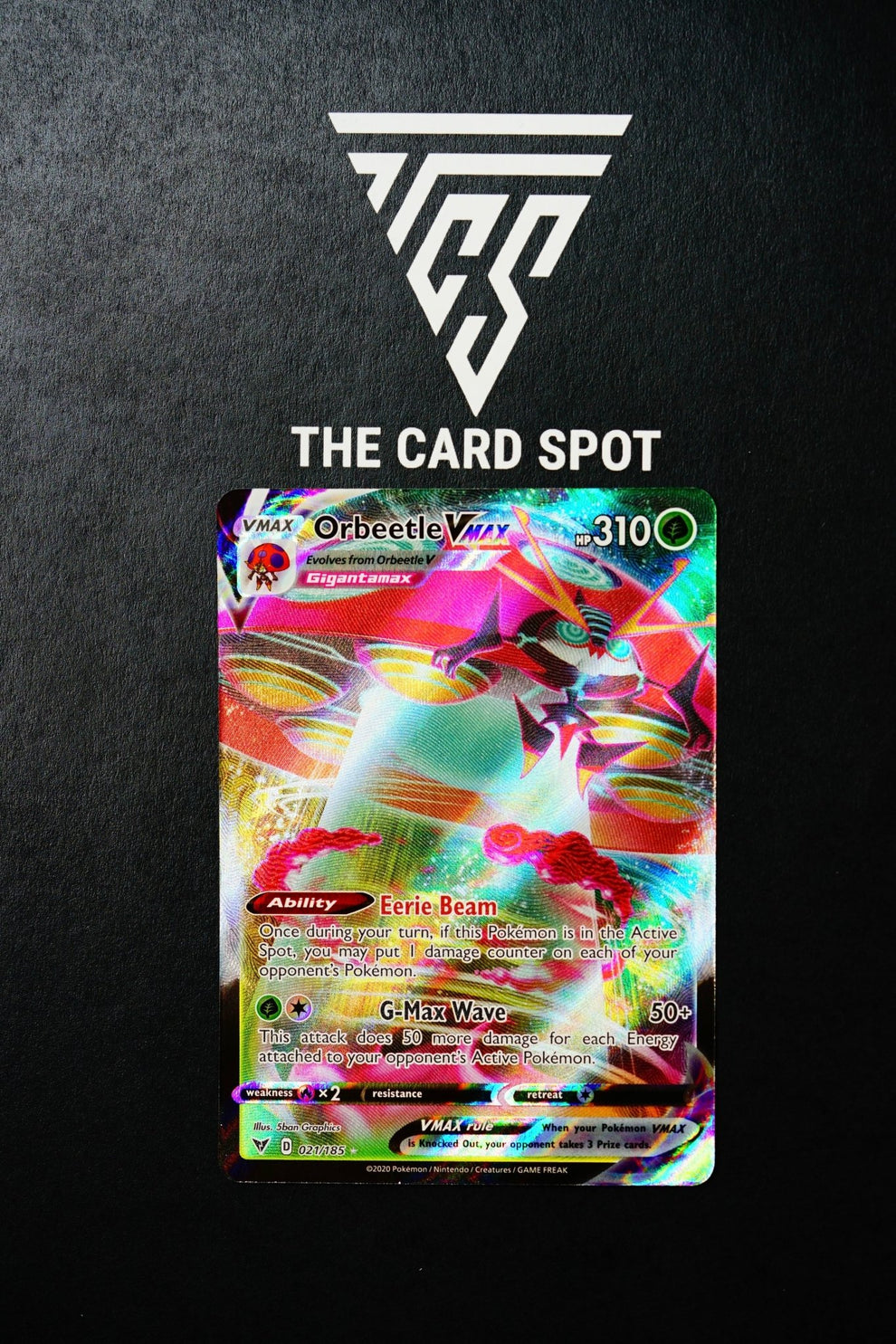 Pokemon TCG - 021/185 Orbeetle VMAX – THE CARD SPOT PTY LTD.