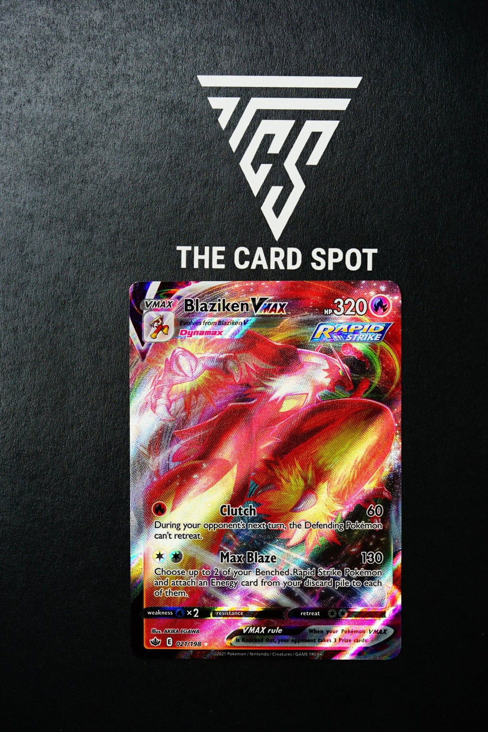 021/198 Blaziken VMAX - Pokemon TCG – THE CARD SPOT PTY LTD.