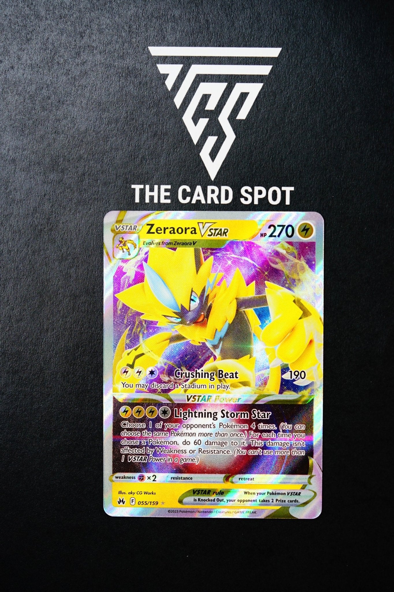 055/159 Zeraora Vstar - Pokemon TCG – THE CARD SPOT PTY LTD.