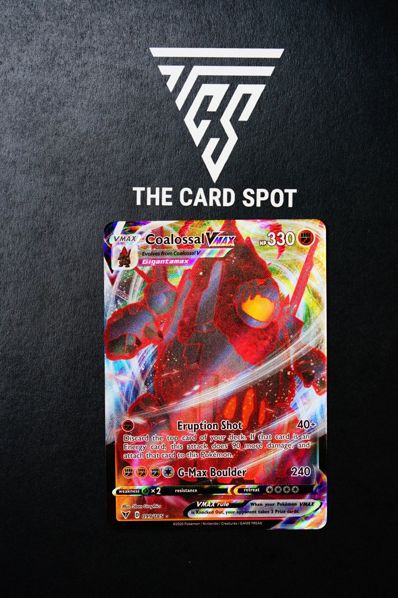 099/185 Coalossal VMAX - Pokemon TCG – THE CARD SPOT PTY LTD.