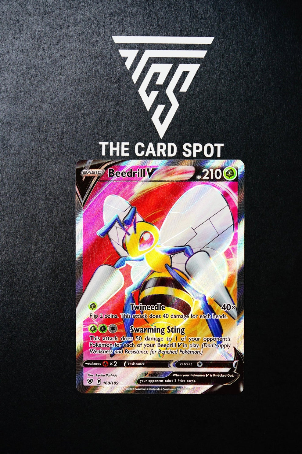 160/189 Beedrill V - Pokemon Card - THE CARD SPOT PTY LTD.