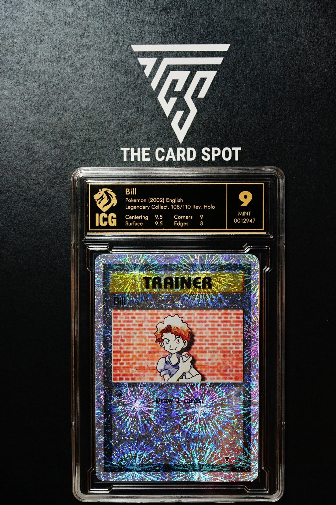 Bill 108/110 Fireworks Holo Foil Grade 9 Pokemon Card – THE CARD SPOT ...