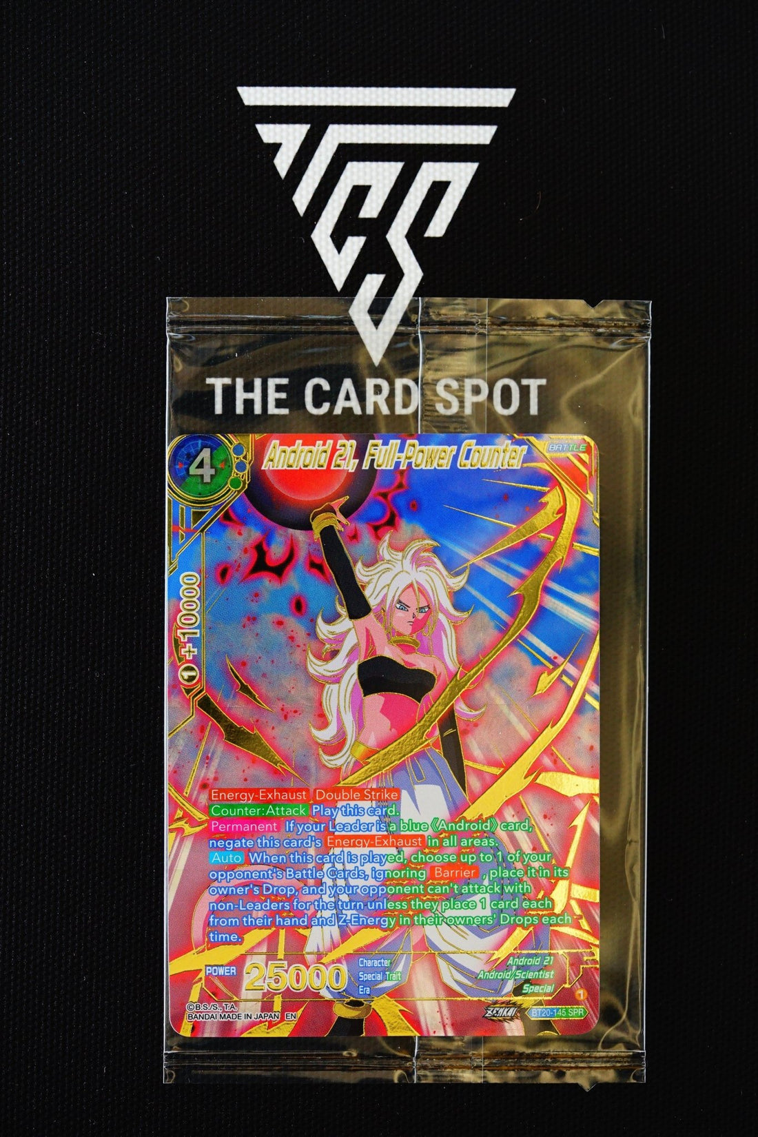 BT20-145 SPR - Android 21, Full-Power Counter - Dragon Ball TCG – THE CARD SPOT PTY LTD.