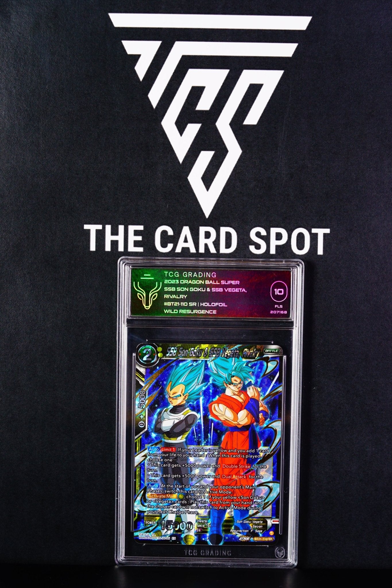 BT21-110 SR - SSB Son Goku & SSB Vegeta, Rivaly - Dragon Ball Card TCG 10 (PSA) – THE CARD SPOT ...