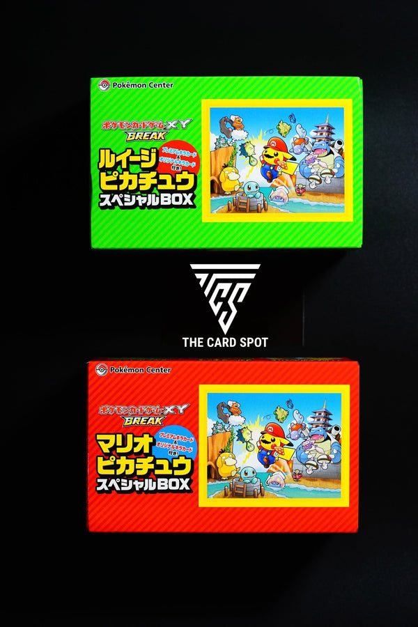 Mario & Luigi Poncho Pikachu Box Set - Pokemon TCG – THE CARD SPOT PTY LTD.