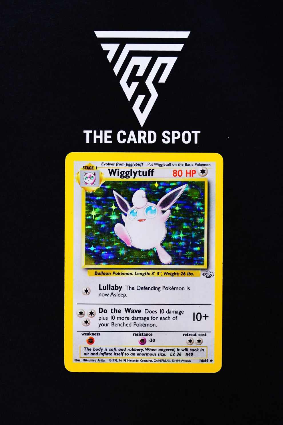 Wigglytuff 16/64 HOLO - Jungle - Pokemon Card For Sale – THE CARD SPOT ...